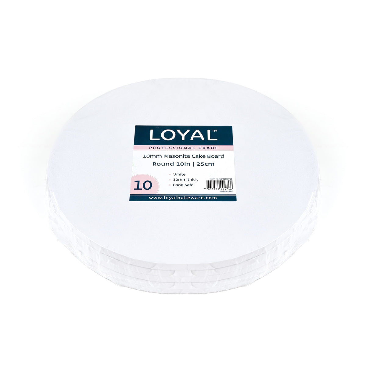 10inch Masonite Round 10mm White Board – Bake and Decorate Co