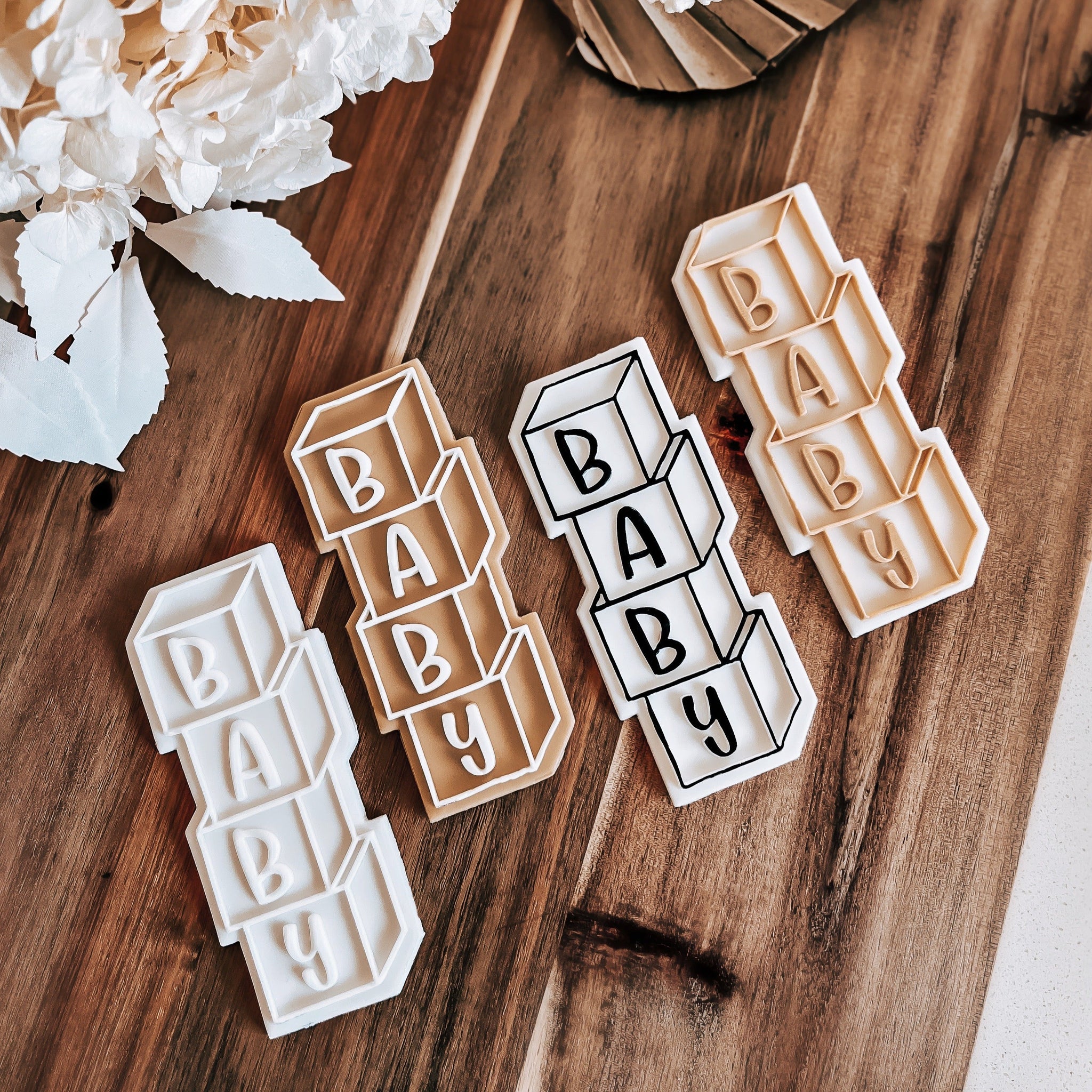 Baby Blocks Cookie Cutter and Debosser Set – Bake and Decorate Co