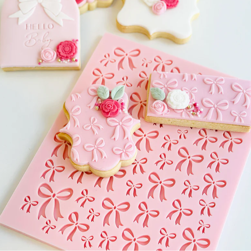 Beautiful Bows - Pattern Plate – Bake and Decorate Co