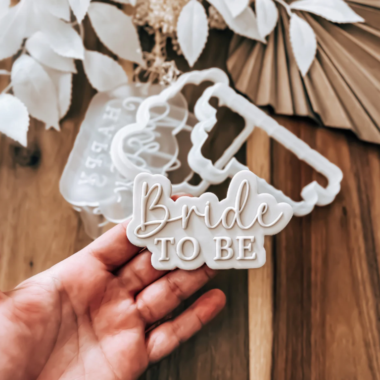 Bride to Be Cookie Cutter and Debosser Set – Bake and Decorate Co