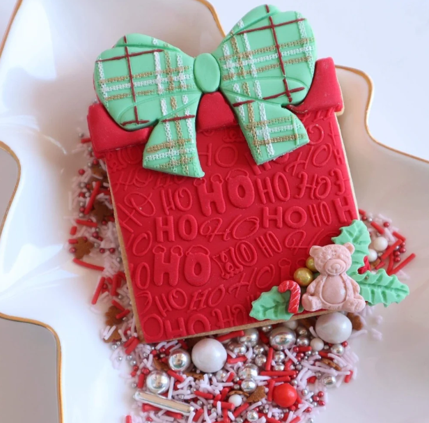 Present Cookie Cutter and Embosser – Bake and Decorate Co