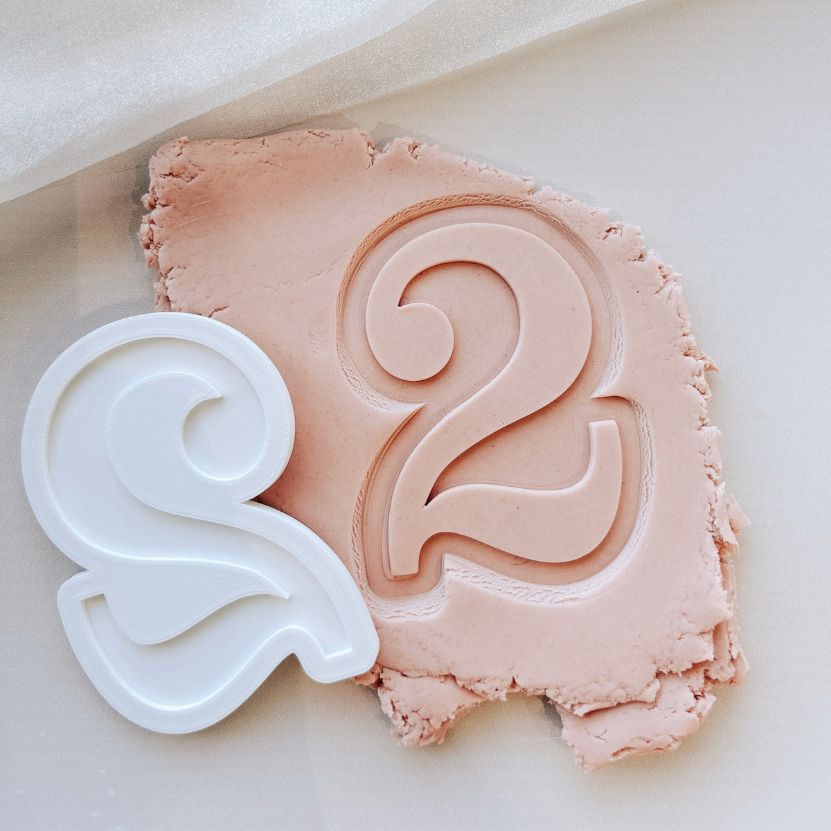 Number 2 Classic Fancy Cookie Cutter & Debosser Set – Bake and Decorate Co