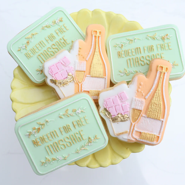 Mini Pamper Pack Cookie Cutter and Debosser Set – Bake and Decorate Co